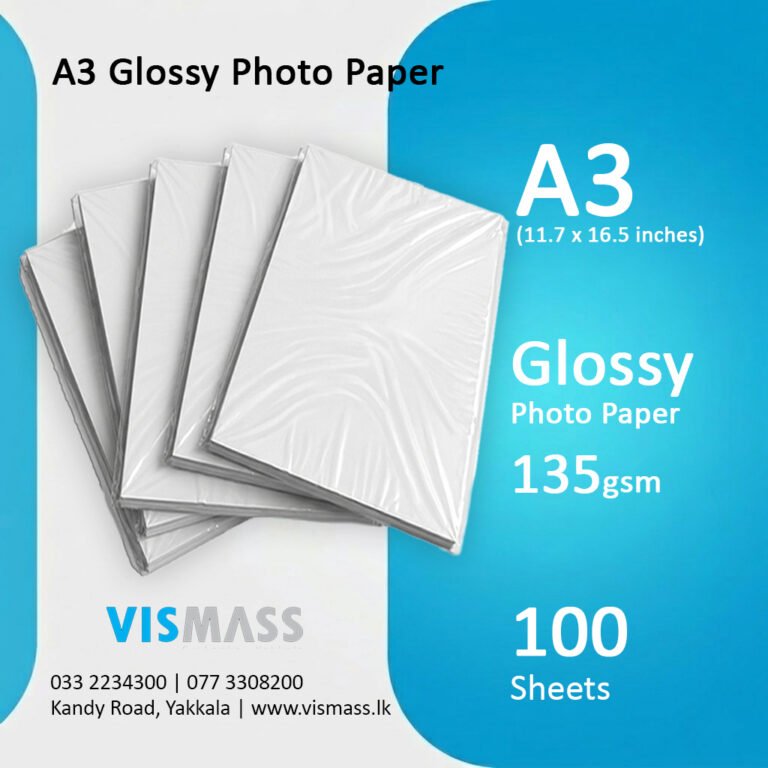 Photo Paper Roll 6 x 65m RC Glossy – 260gsm”