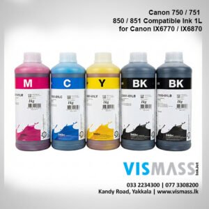 Canon 5 Colour CISS Refill Ink 1 Liter – InkTec for IX6770 / IX6870